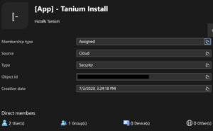 Deploying Tanium Client with Intune / Endpoint Manager - PointWire
