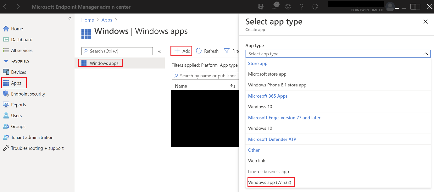 Deploying Tanium Client with Intune / Endpoint Manager - PointWire